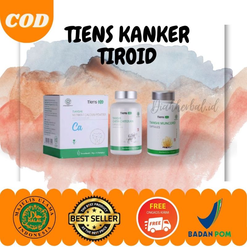 Jual OBAT KANKER TIROID TIENS isi Nutrient Calcium Powder Muncord dan ...