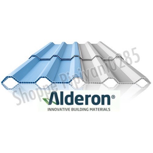 Jual Alderon Upvc R830 Thinwall Corrugated Translucent transparan 10mm ...