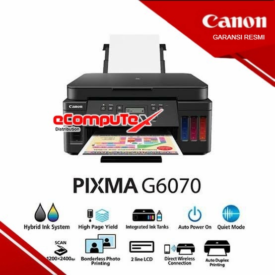Jual PRINTER CANON PIXMA G6070 / G 6070 PRINT / SCAN / COPY ALL IN ONE ...