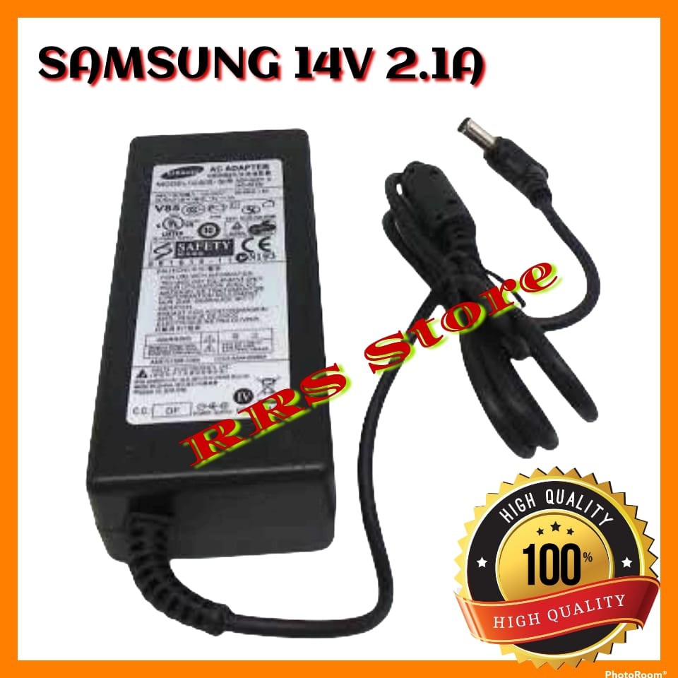 Jual Adaptor Monitor LCD LED SAMSUNG 14V 2.1A Free kabel power DAN ...