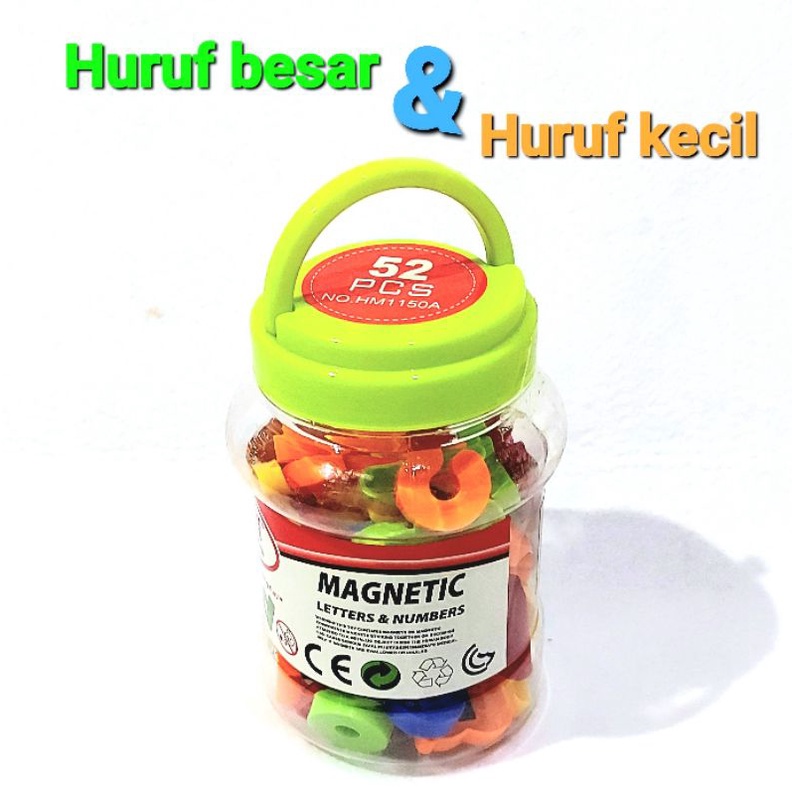 Jual edukasianakpintar_indonesia/HURUF ANGKA MAGNETIC TOPLES/ Huruf ...