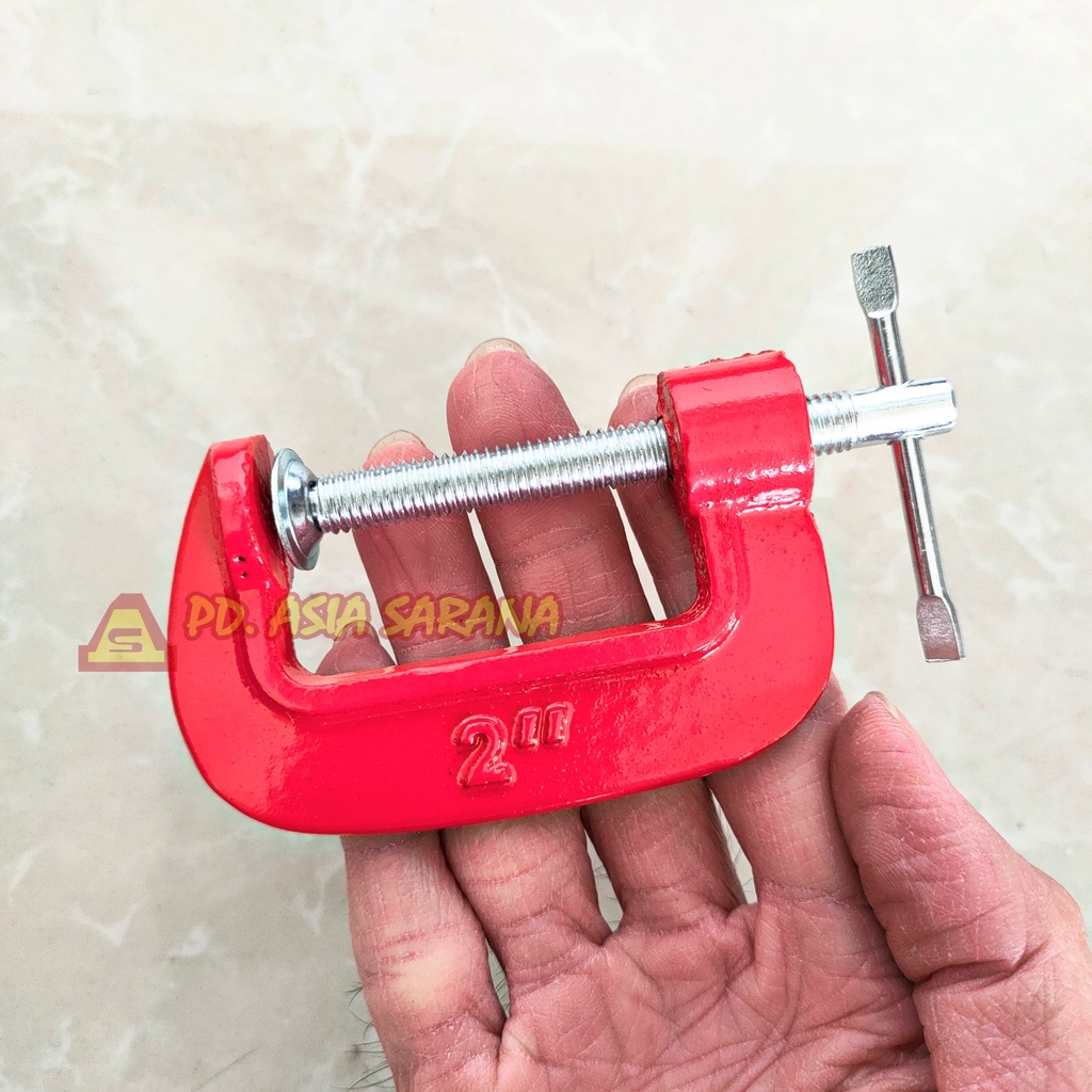 Jual C Clamp 2" Inch Klem Jepit Kayu DIY Penjepit Woodworking Press ...
