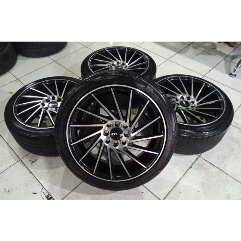 Jual Velg Variasi Pelek Mobil Bekas Murah Nagano(HSR) Ring 17 H4x100 ...