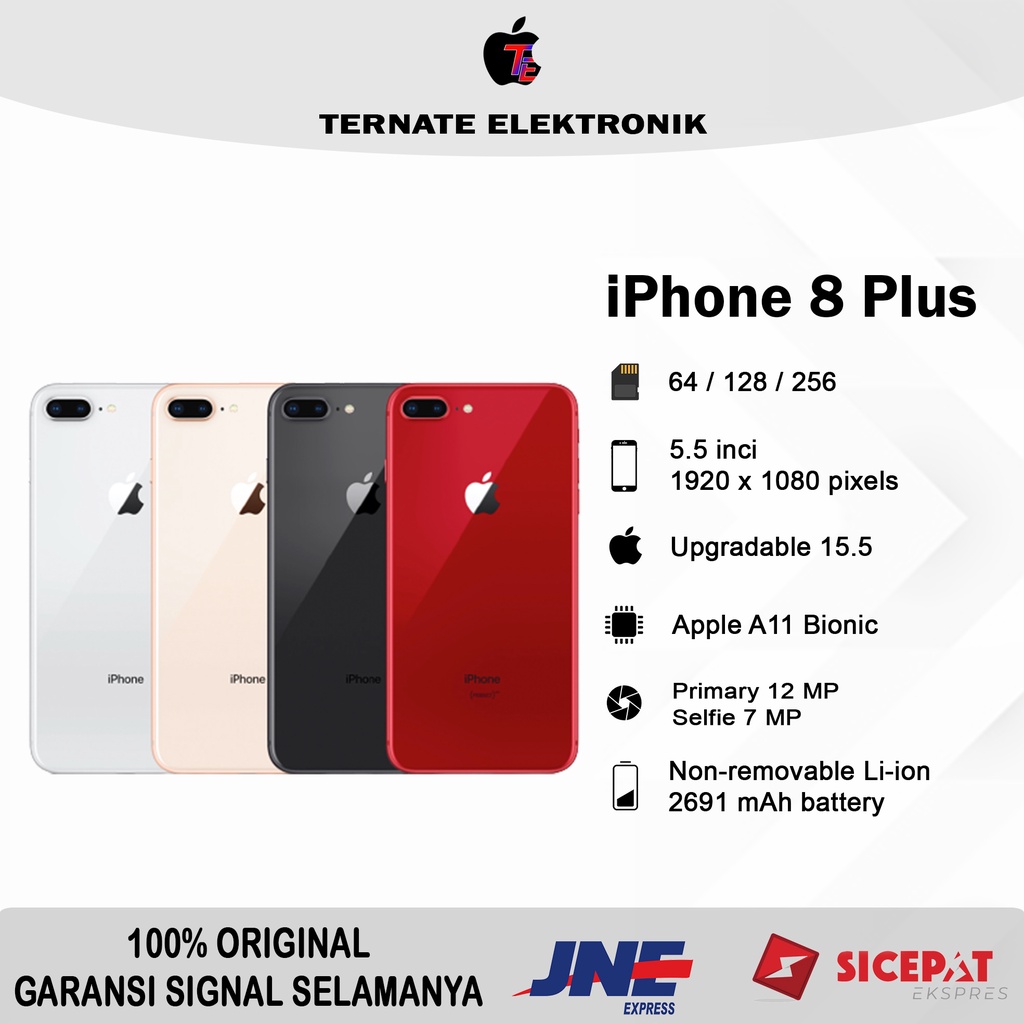 Jual iphone 8 plus 64gb 128gb 256gb original Imei All Opertaor | Shopee Indonesia