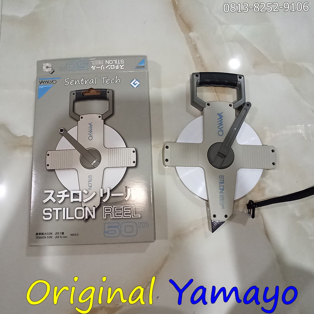Jual MEASURE TAPE YAMAYO STILON 50M / METERAN TANCAP GULUNG 50M ...