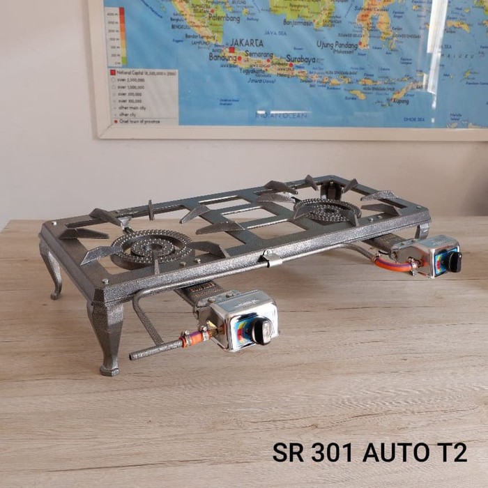 Jual Kompor Cor 2 Sunrise Tungku SR 301 Auto T2 | Shopee Indonesia
