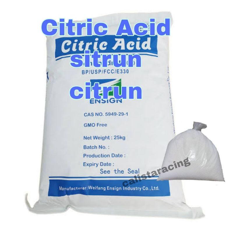 Jual Citric acid / asam sitrat / asam sitrun/ citrun | Shopee Indonesia