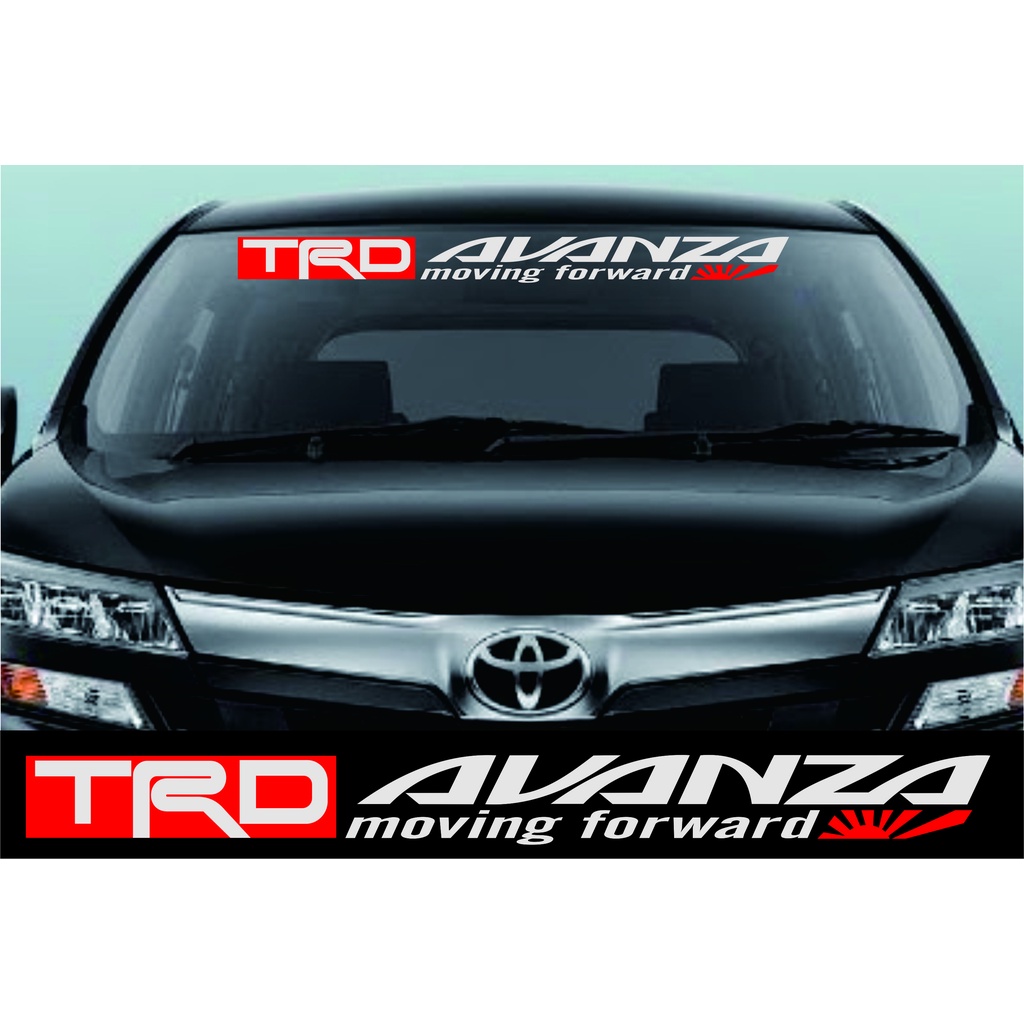 Jual stiker kaca depan mobil AVANZA trd | Shopee Indonesia