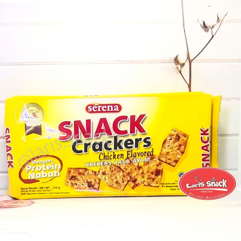 Jual Serena Snack Crackers Chicken Flavour Rasa Ayam 210 gram | Shopee ...