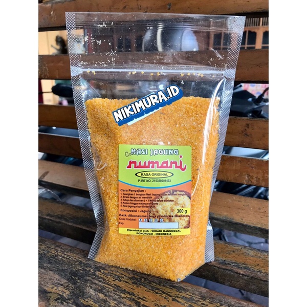 Jual Nasi Jagung Instan Numani 300gr | Shopee Indonesia