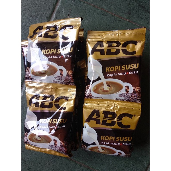 Jual Kopi ABC susu 1 renceng isi 10 | Shopee Indonesia