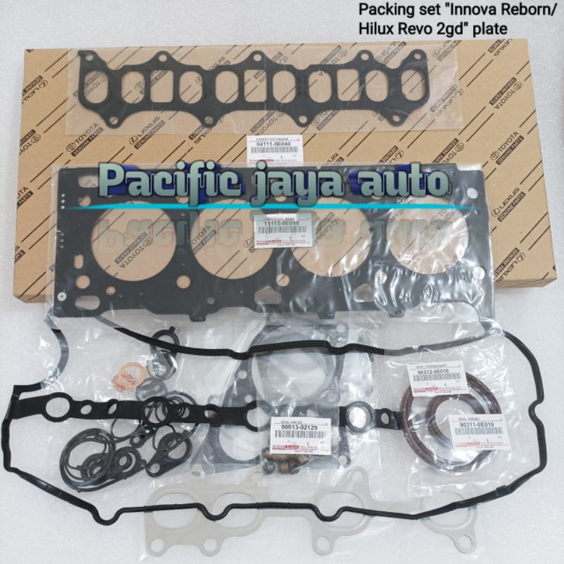 Jual Gasket kit full set/paking set plat(besi) toyota inova reborn ...