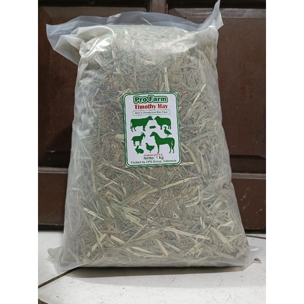 Jual Pro Farm Timothy Hay 1 kg | Shopee Indonesia