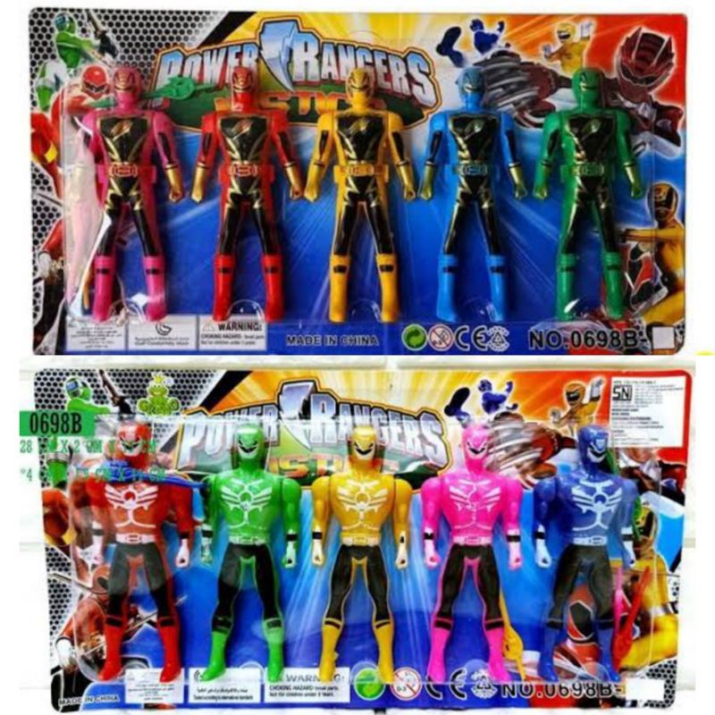 Jual Mainan Anak Laki Laki Robot Power Rangers Isi 5pcs | Shopee Indonesia