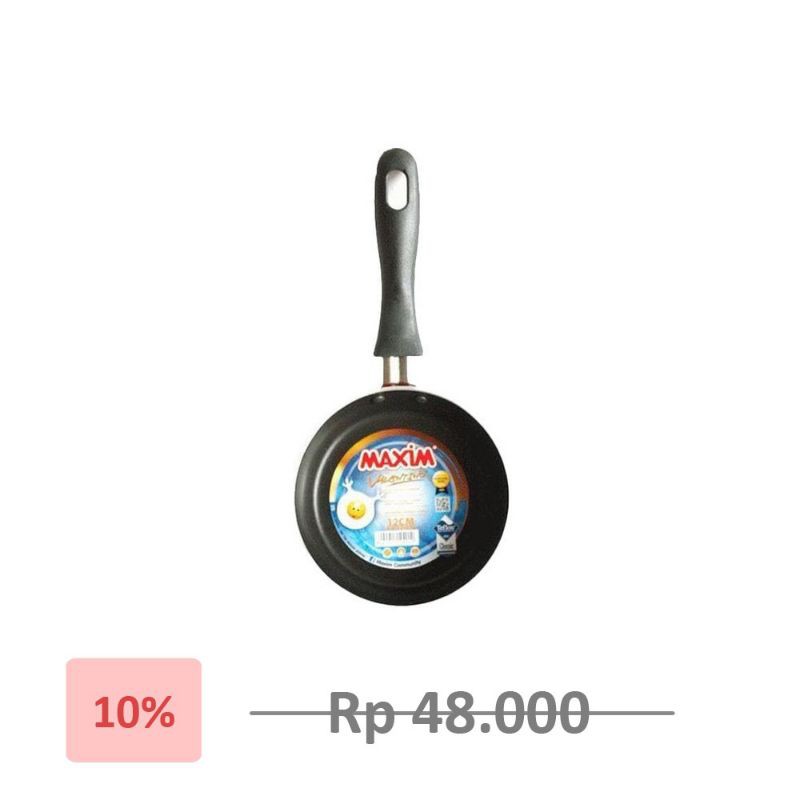 Jual Maxim Frypan Valentino 12 CM Anti Lengket / Teflon Murah | Shopee ...