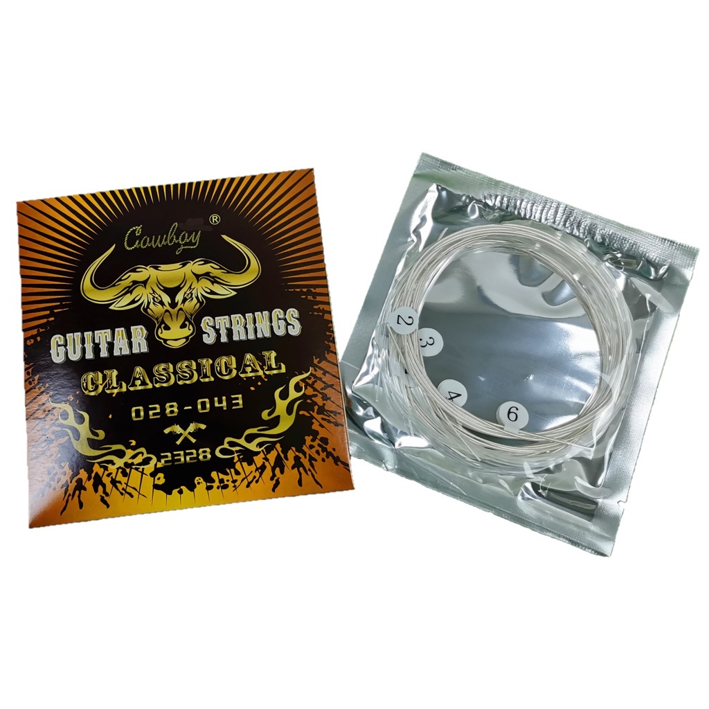 Jual Senar gitar Cowboy 2328 klasik nylon 028-043 guitar strings ...