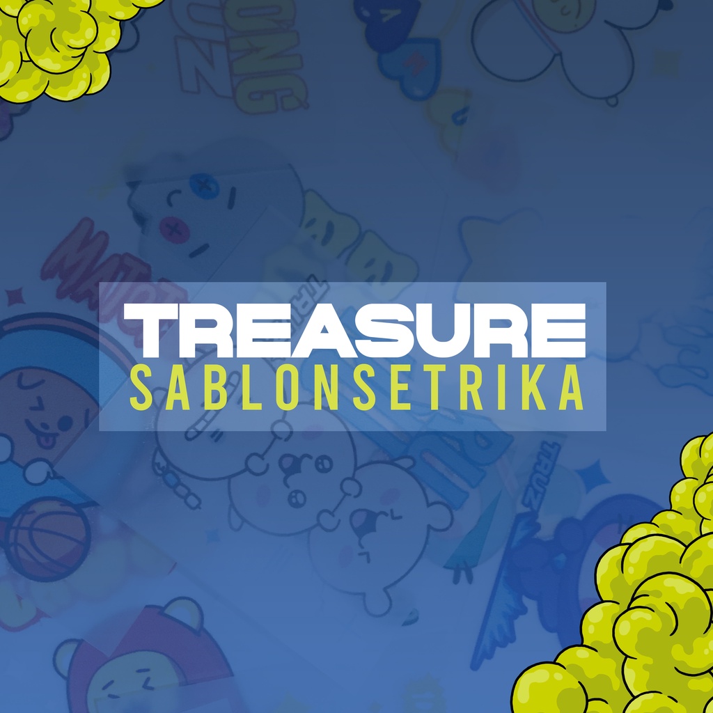 Jual TREASURE TRUZ STICKER SABLON SETRIKA | Shopee Indonesia
