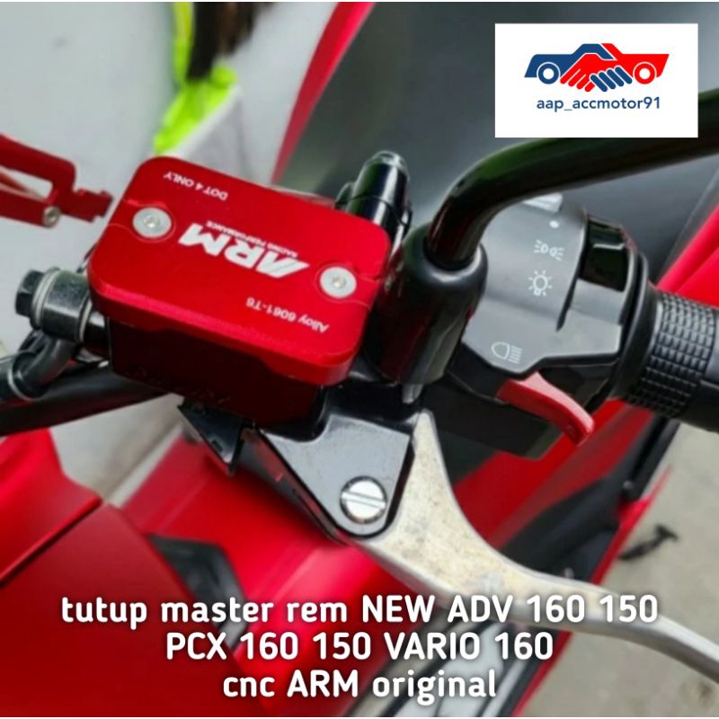 Jual tutup master rem cnc ARM NEW ADV 160 150 NEW PCX 160 150 VARIO 160 ...