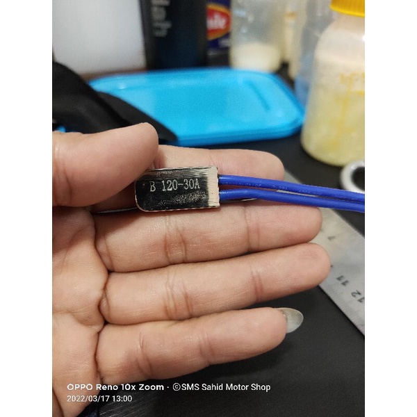 Jual Thermofuse Thermostat Termostat Termofuse Control Suhu NC 120 derajat celsius 30A KSD9700 ...