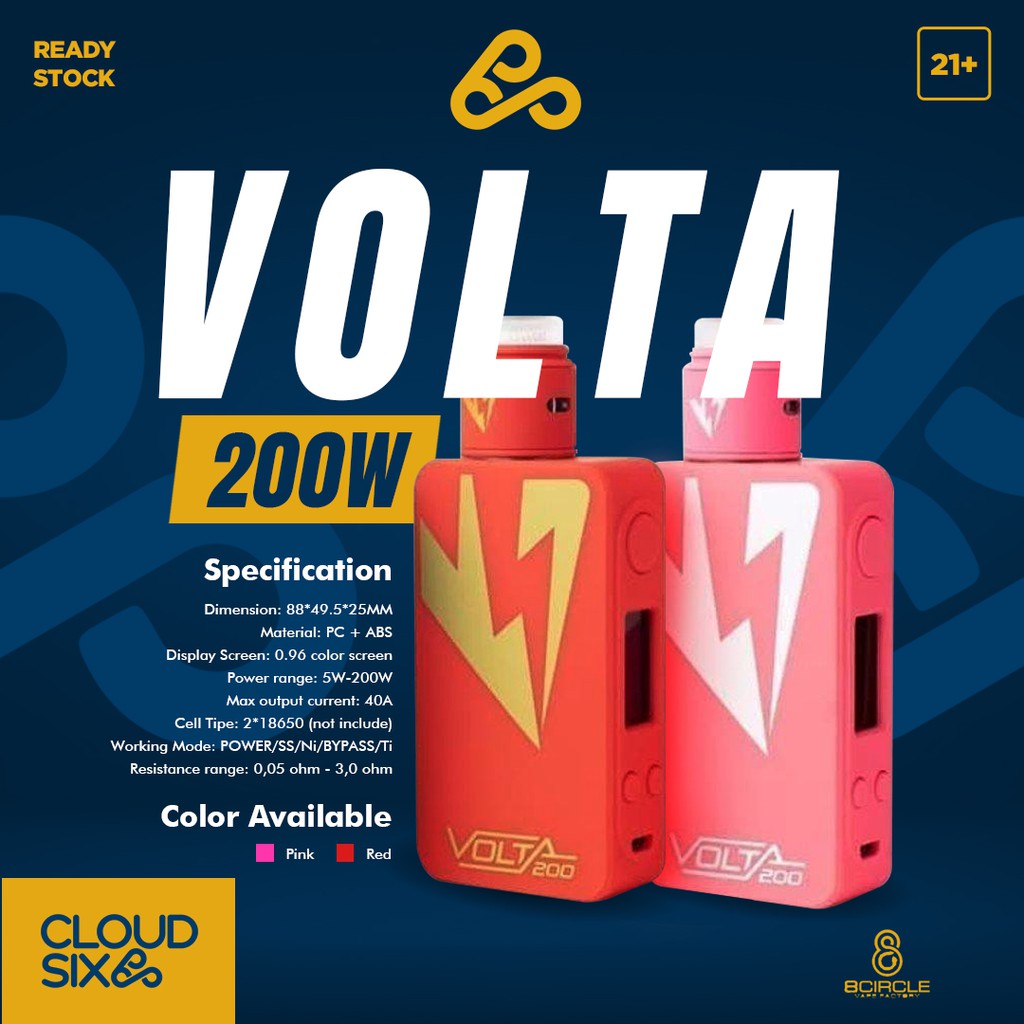 Jual VOLTA 200W BY 8 CIRCLE | Shopee Indonesia
