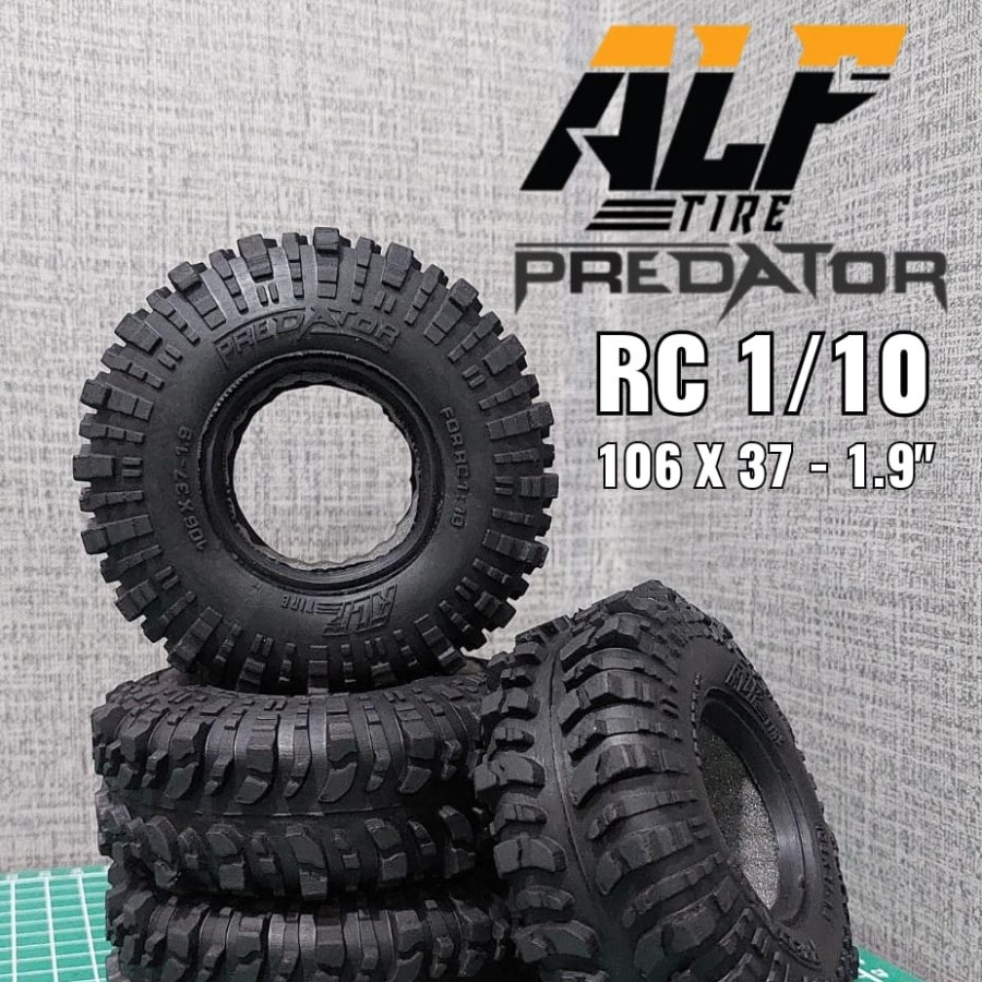 Jual BAN RC ALF PREDATOR FOR RC 1/10 106MM AXIAL TRAXXAS TRX4 RGT ...