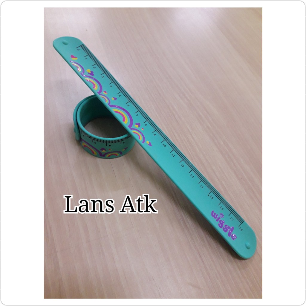 Jual Wiggle Rainbow Snap Band Ruler penggaris | Shopee Indonesia