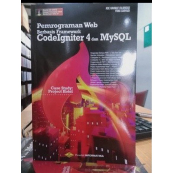 Jual PEMROGRAMAN WEB BERBASIS FRAMEWORK CODEIGNITER 4 DAN MYSQLADE ...