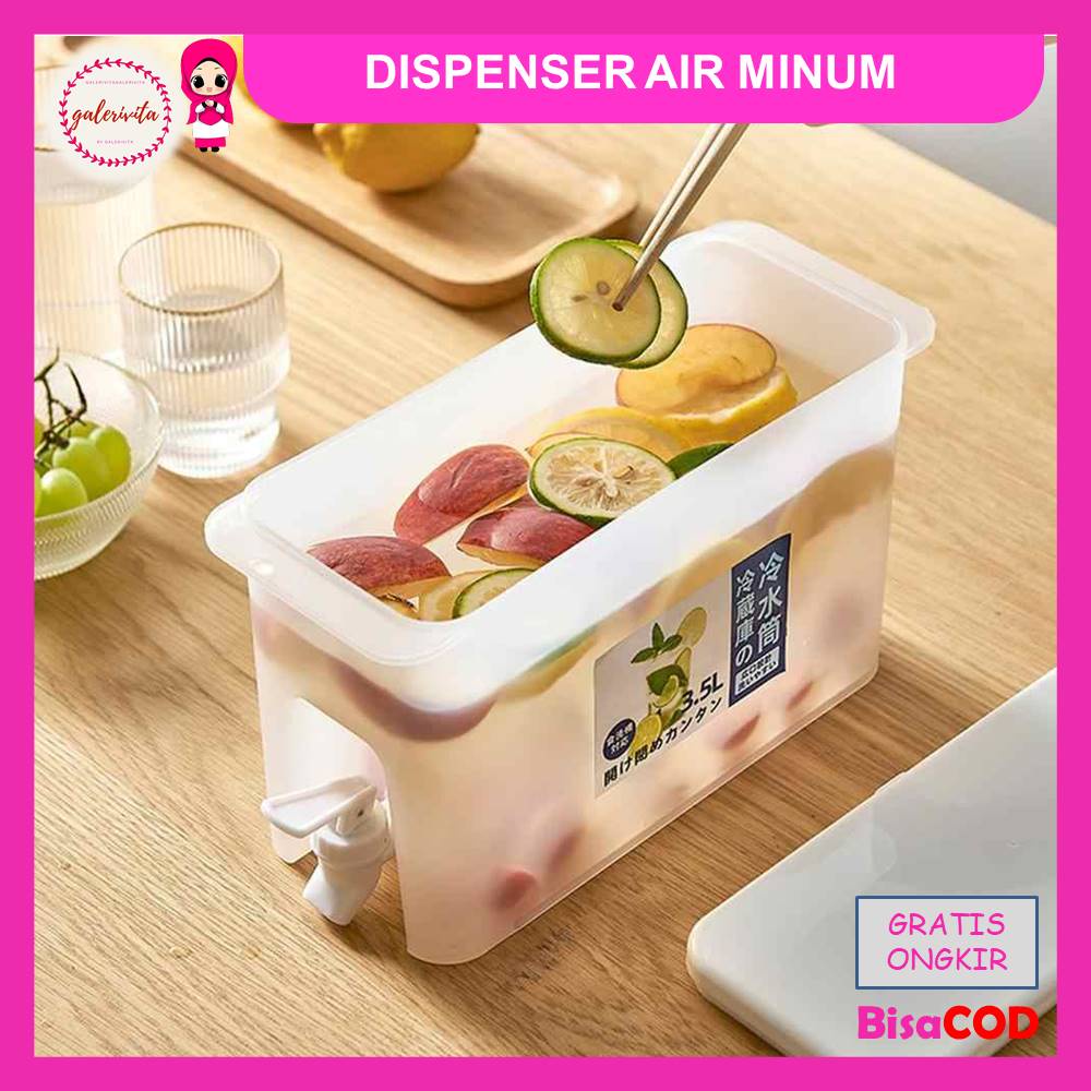 Jual Dispenser Air Minuman 3,5 Liter / Drink Bucket Besar / Dispenser ...