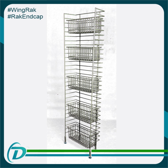 Jual Wing Rack Gondola - Rak Endcap - Rak Samping Gondola | Shopee ...
