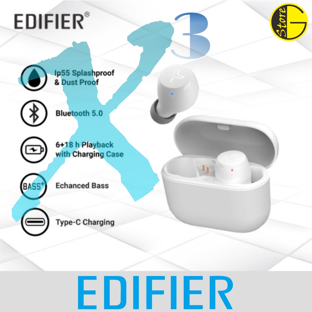 Jual EDIFIER TWS X3 -True wireless Stereo Earbuds | Shopee Indonesia