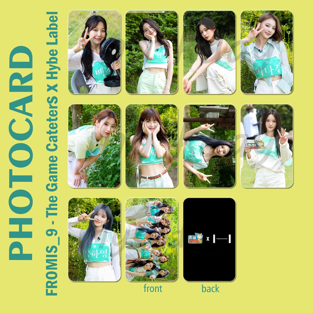 Jual PC-0979, Photocard fromis_9 The Game Caterers x Hybe 2 sisi | Shopee Indonesia