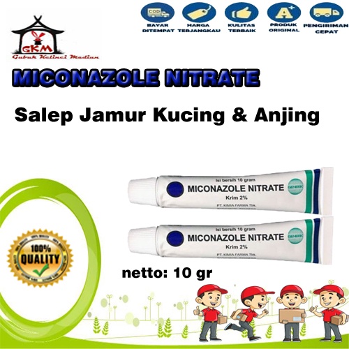 Jual Miconazole Nitrate 10 Gram Salep Kucing Anjing Salep Jamur Scabies ...