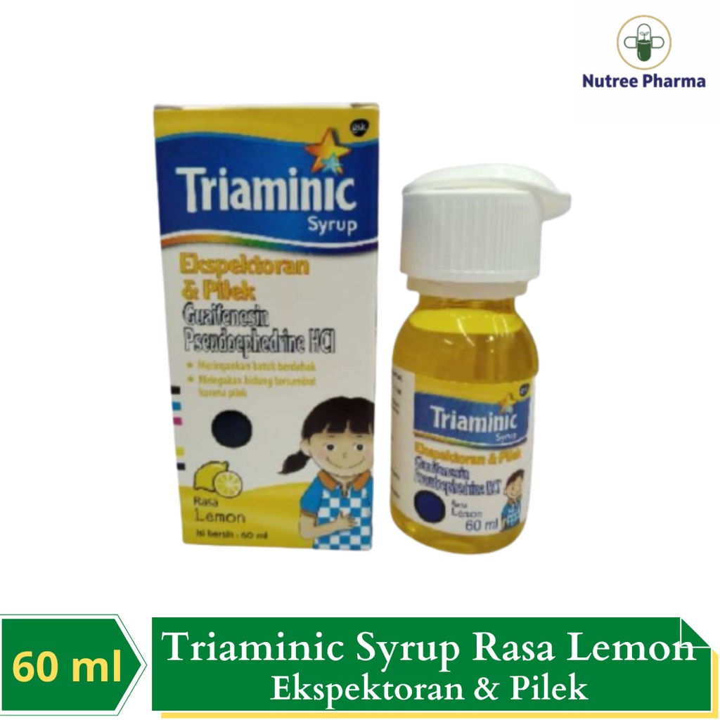Jual TRIAMINIC SYRUP EKSPEKTORANT & PILEK 60 ML - RASA LEMON | Shopee ...