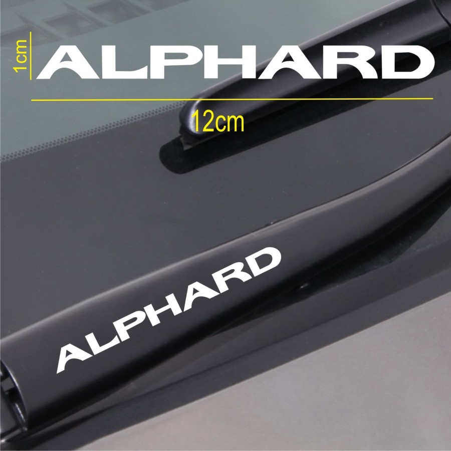 Jual Stiker Wiper Mobil Toyota Alphard - Car Decal Sticker | Shopee ...
