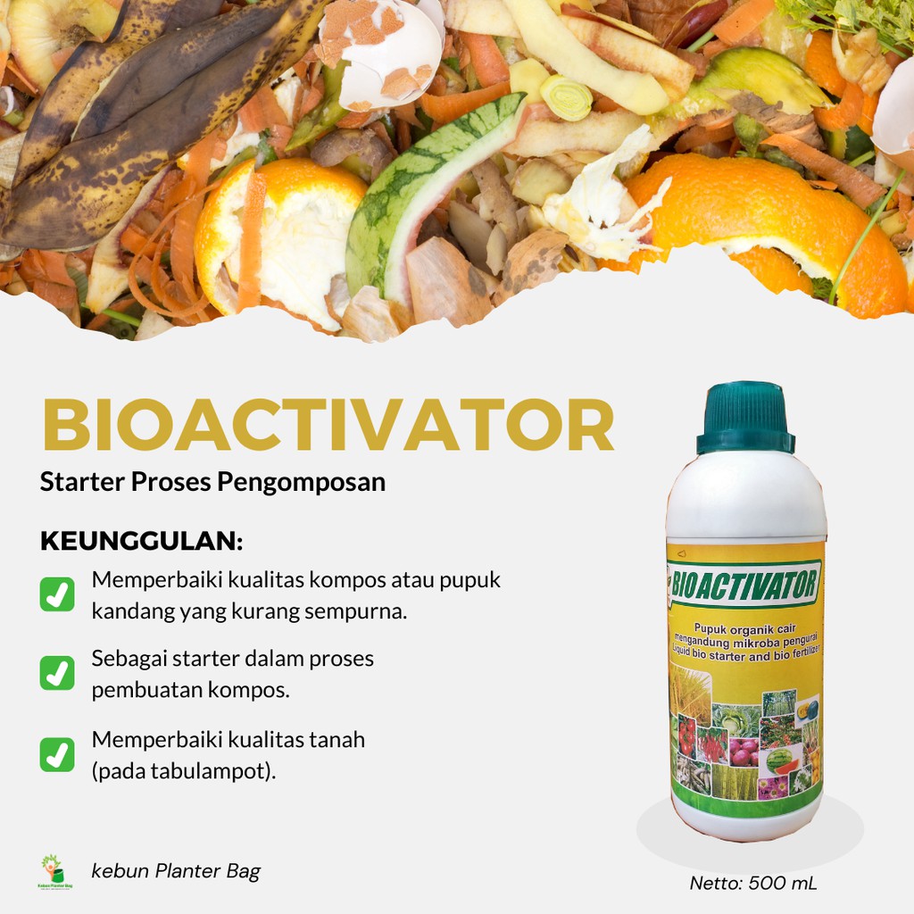 Jual Bio Activator Starter Pembuatan Pupuk Kompos Tanaman Buah ...