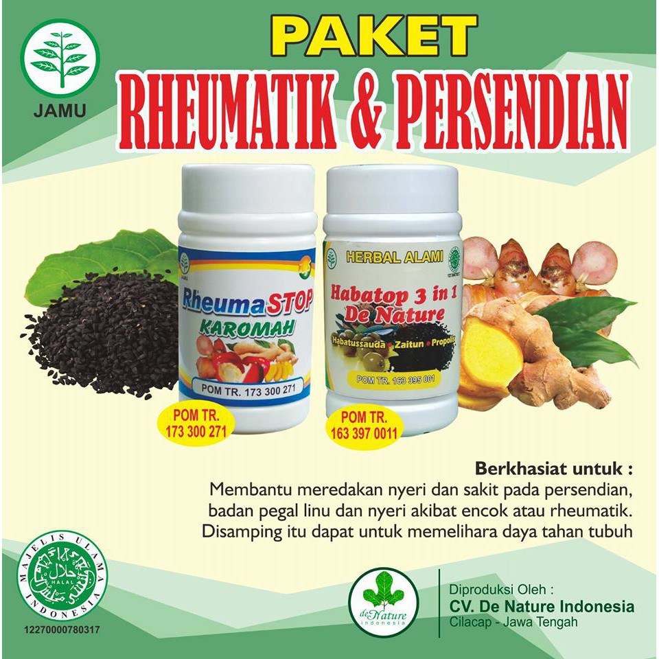 Jual OBAT REMATIK REUMATIK RHEMATIK NYERI OTOT RADANG SENDI Ampuh ...