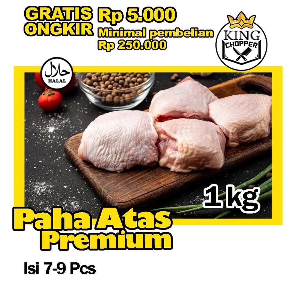 Jual PAHA ATAS 1 KG AYAM DAGING POTONG FROZEN FRESH DADA UTUH FILLET ...
