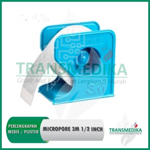 Jual Micropore 3M 1/2 inch / Micropore 1/2 inci / Plester 3M 1/2 inch ...