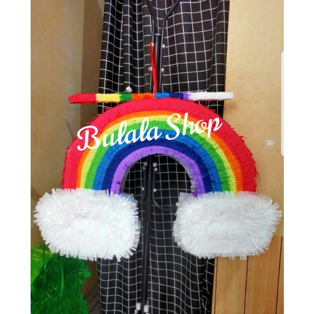 Jual Pinata Pukul / Pinata Tarik Karakter Ulang Tahun Motif Pelangi ...