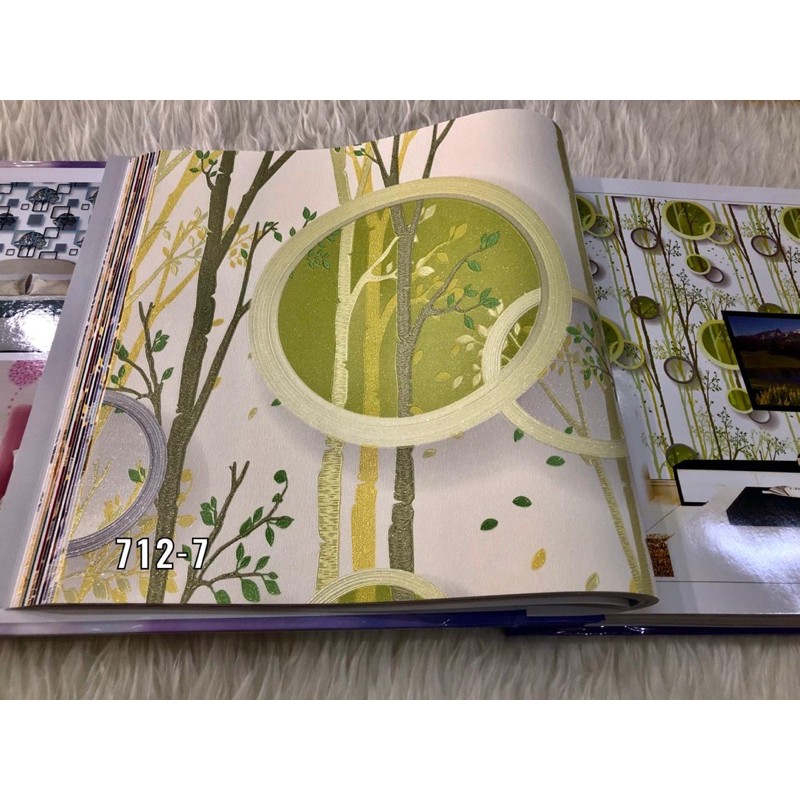 Jual Wallpaper Dinding Motif Bulat Ranting Pohon | Shopee Indonesia