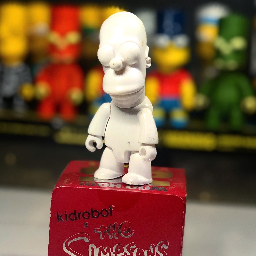 Jual FOR SALE THE SIMPSONS QEE FIGURE Homer Simpsons Plain White Figure ...