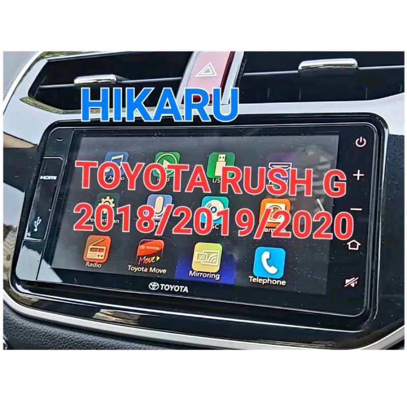 Jual Toyota Rush G 2018 2019 2020 - Anti Gores LCD Head Unit - Hikaru ...