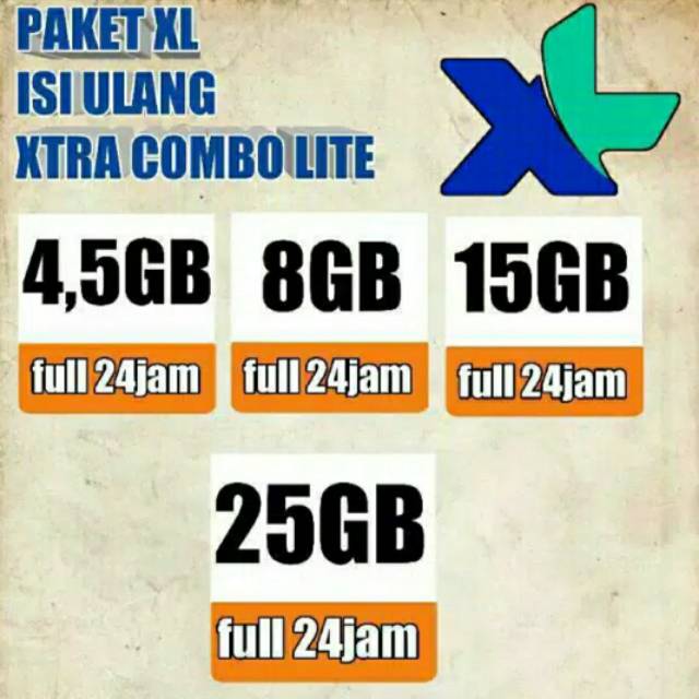 Jual XL voucher / transfer kuota XL kuota extra combo lite | Shopee ...