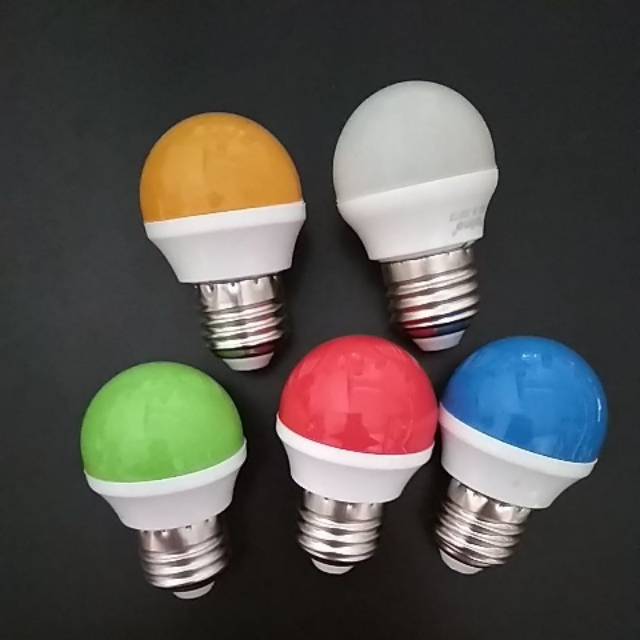 Jual PIOLINE Lampu LED Warna 3 Watt E27 | Shopee Indonesia