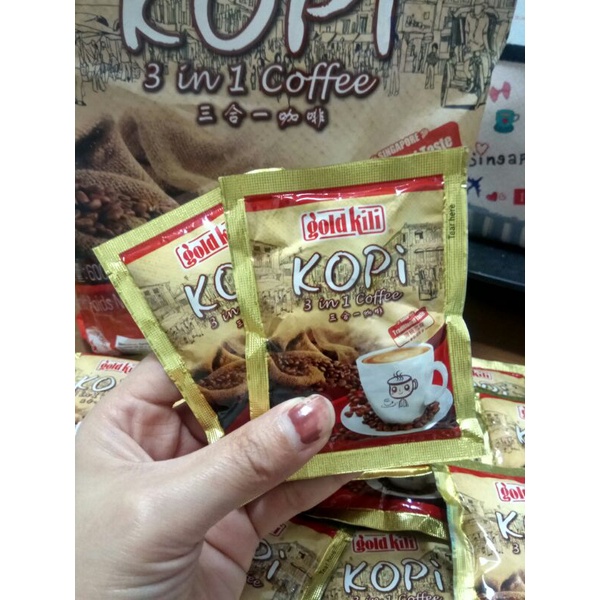 Jual Gold Kili 3in1 Coffee 20g/Sachet Singapore | Shopee Indonesia