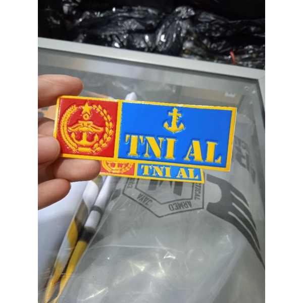 Jual Sticker Tempelan Plat Motor TNI AL | Shopee Indonesia