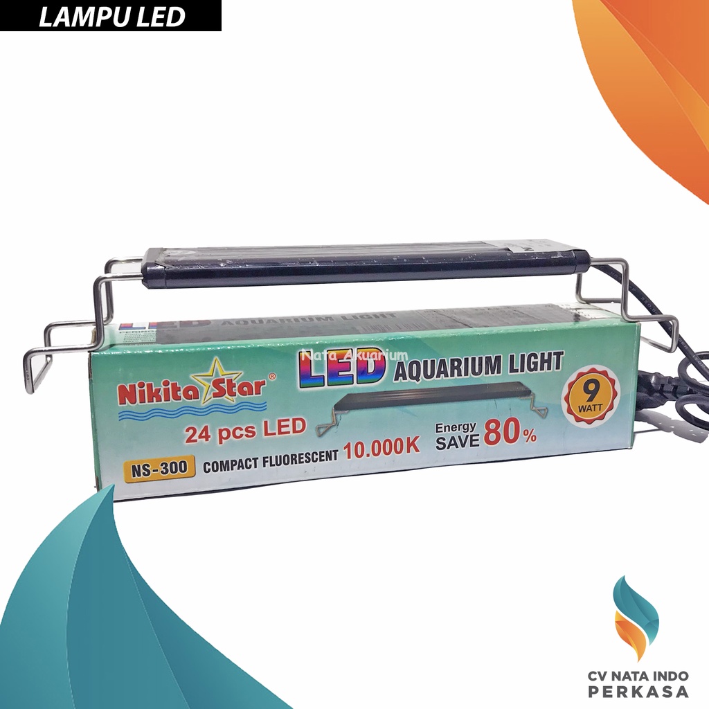 Jual LAMPU LED NIKITA STAR NS 300 - LAMPU LED ATAS - LAMPU AQUARIUM ...