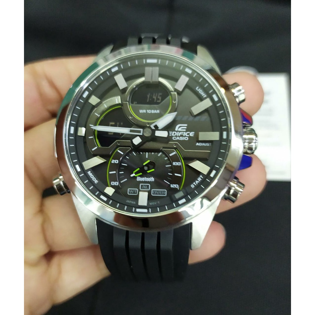 Jual Jam Tangan Pria Casio Edifice ECB-30P-1ADF Original | Shopee Indonesia