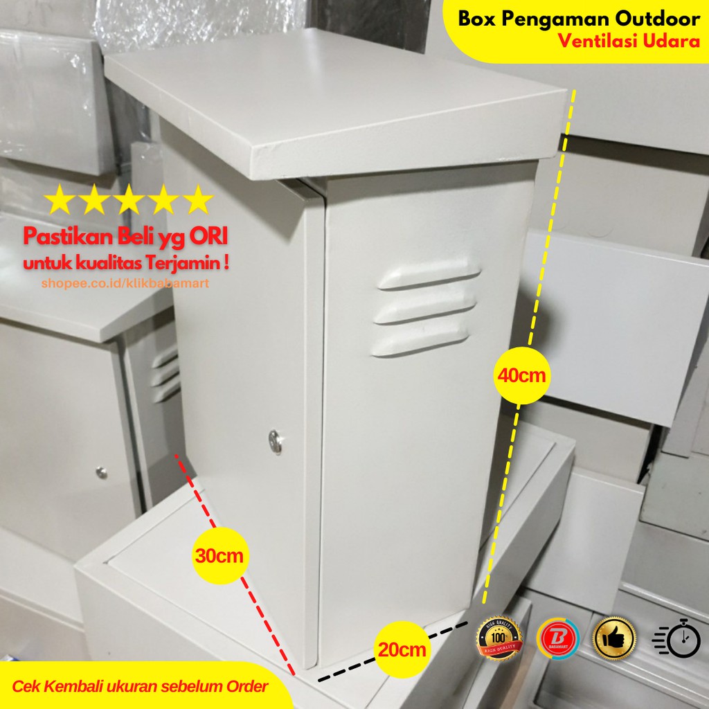 Jual CCTV DVR BOX BESI PENGAMAN DVR CCTV OUTDOOR 30X40X20CM | Shopee ...