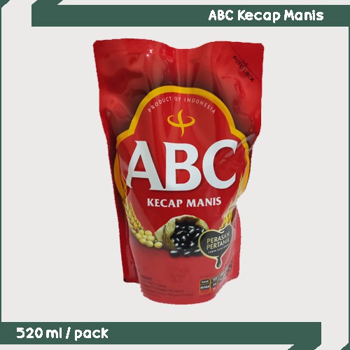 Jual Kecap Manis ABC 520ml kemasan refill pouch | Shopee Indonesia